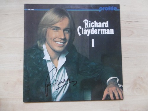 Richard Clayderman Autogramm signed LP-Cover Profile Richard Clayderman ...