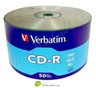 50 pack VERBATIM 52X CD-R Digital Vinyl 700MB Media Disc Spindle 94587 ...