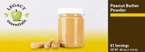 Legacy Premium 81 Serving Powdered Peanut Butter 6-pack. Emergency Food ...