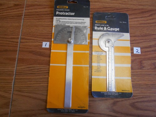 Stainless Steel Protractor Item # 1 ONLY - New in Package | eBay