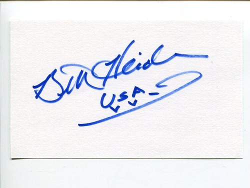 Beth Heiden 1980 US Olympic Bronze Medal Speed Skating Signed Autograph ...