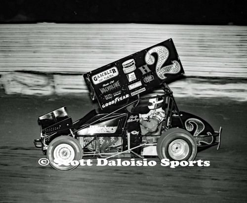 1987 Andy Hillenburg Manzanita Speeway 8 x 10 World of Outlaws Sprint ...