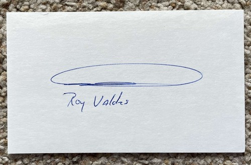 Rogelio Roy Valdes signed card - 1944 Senators - scuff top edge | eBay