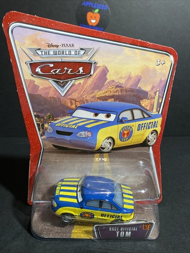 Disney Pixar The World Of Cars Race Official Tom 1:55 Diecast New 2007 ...