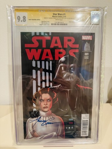 MARVEL STAR WARS #1 VARIANT EDITION SIGNED AMANDA CONNER CGC 9.8 1ST ...