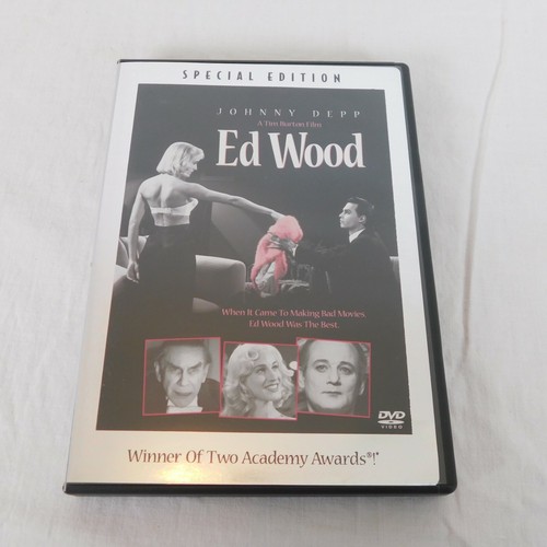 Ed Wood 1994 DVD Johnny Depp Bill Murray Sarah Jessica Parker Patricia ...