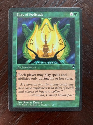 City of Solitude Visions MTG Magic The Gathering light play very rare ...