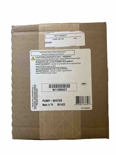 New OEM Whirlpool Washer Washing Machine Drain Pump W11399437 | eBay