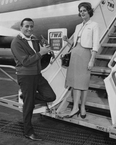 Twa Airlines Stewardess In Uniform c1961 Aviation History Old Photo | eBay