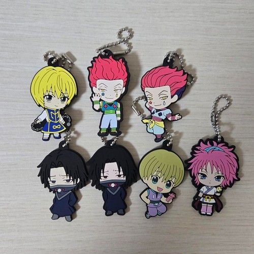 HxH Rubber Mascot Keychain Set - Chrollo, Feitan, Shalnark, Machi ...