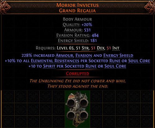 💥Path Of Exile 2💥Early Access💥Morior Invictus Grand Regalia💥Resist ...