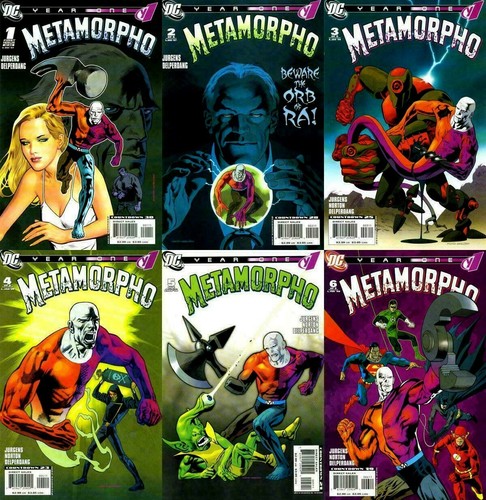 METAMORPHO: YEAR ONE (2007) #1-6 COMPLETE SET LOT FULL RUN JUSTICE ...