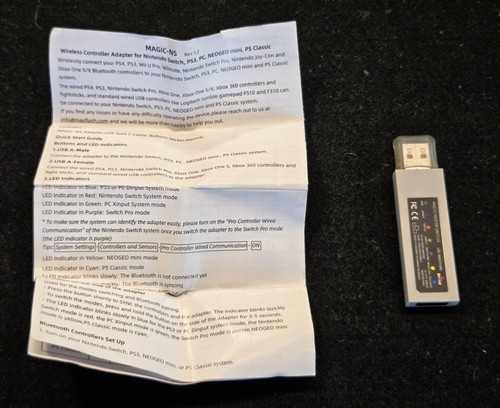 MAGIC-NS - Wireless Bluetooth Controller Adapter | eBay