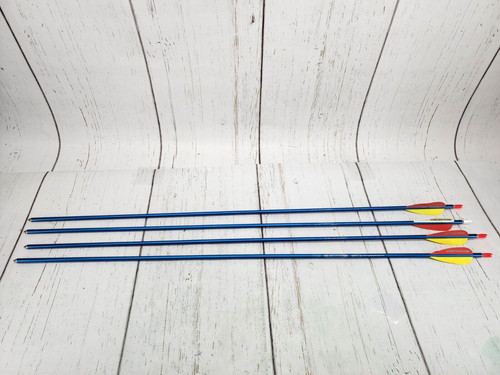 Genesis 1820 NASP Arrows Blue w/ Easton Fletching Preowned w/ Wear ...