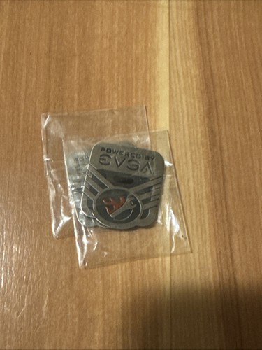EVGA Badge Metal Sticker Powered by EVGA Flaming Wrench Computer Case ...