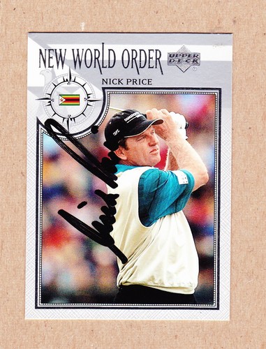 Nick Price signed 2002 Upper Deck New World Order golf card # 79 | eBay