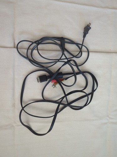 Official OEM Sony PlayStation Genuine AV Cable/ Power Cord PS1 PS2 FAT ...