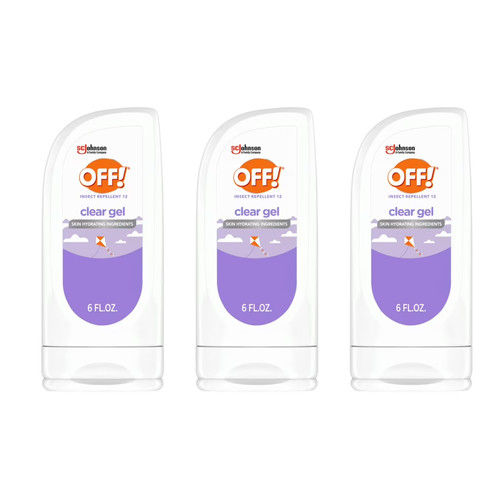 3 Bottles Of SC Johnson Off Insect & Mosquitoes Repellent 12 Clear Gel ...
