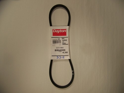 DAYTON V-BELT 4L360 (ITEM #3318) | eBay