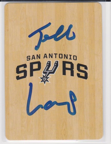 JEFF LAMP SAN ANTONIO SPURS 1986 VIRGINIA AUTOGRAPHED PLAYING CARD | eBay