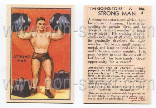 I'm Going To Be #4 Strongman Card R72 Shutter Johnson | eBay