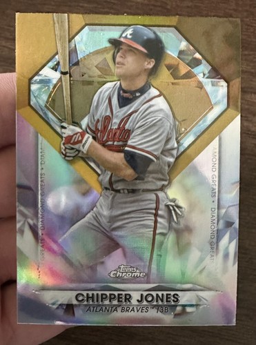 2022 Topps Update Chrome Chipper Jones Diamond Greats | eBay