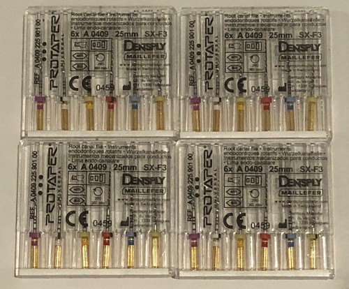 ProTaper Universal Rotary NiTi Files 25 mm SX-F3 (4 PACK). | eBay