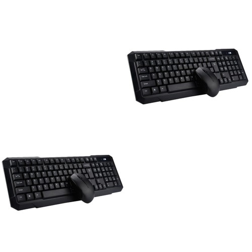 2pcs Wireless Keyboard Mouse Combo for Desktop Computer Laptop without ...
