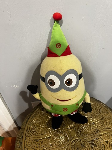Despicable Me Dave in Christmas Elf Costume 13” Plush Toy Factory | eBay