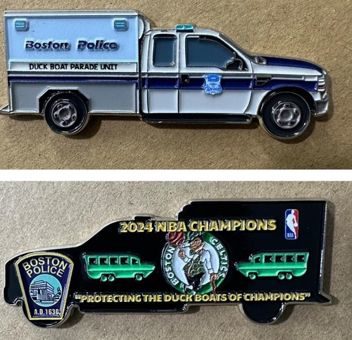 Boston Police Cruiser Coin Celtics 2024 NBA Champions Coin | eBay