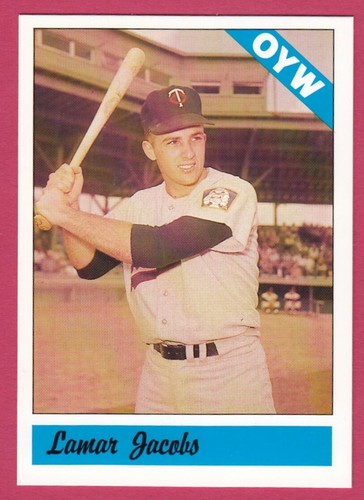 1979 One Year Winners Baseball card #68 Lamar ( Jake ) Jacobs ...