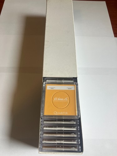 Box Of 25 Whitman / Harris Color Coded 2x2 Coin Holders For QUARTERS ...