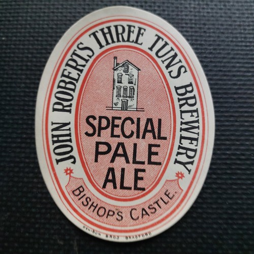 John Roberts Bishops Castle Beer Label. | eBay UK