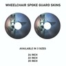 Wheelchair Spoke Guard STICKERS Custom Designs personalised with name ...