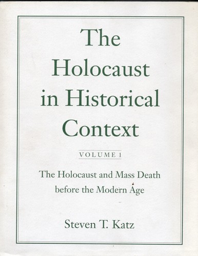 The Holocaust In Historical Context, Volume 1: The Holocaust and Mass ...