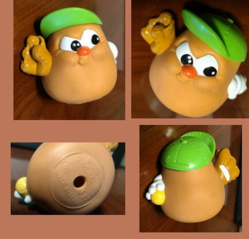 Vintage 1986 Hasbro Mr Potato Head Spud Kid Baseball figure toy | eBay