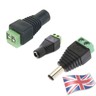 Male DC Power Plug Connector terminal For TVI CCTV Cameras | eBay