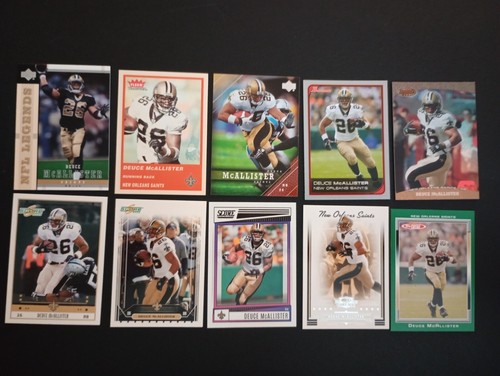 10 ct lot of Different Deuce McAllister Cards Saints | eBay