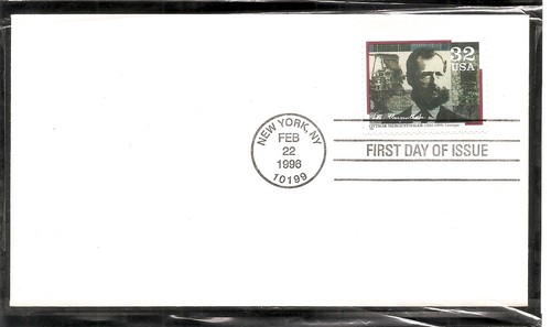 US SC # 3062 ottmar Margenthaler FDC . No cachet | eBay