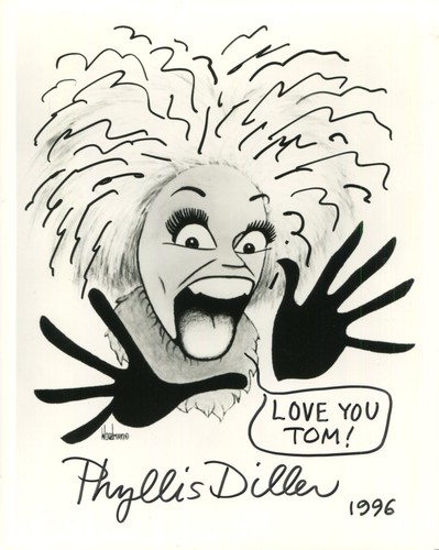 Phyllis Diller Comedian A Bug's Life Batman Villain Signed Autograph ...