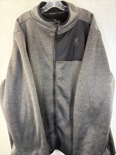 Browning Men 3XL Camouflage Zip Pullover Fleece Jacket Coat Hunting ...