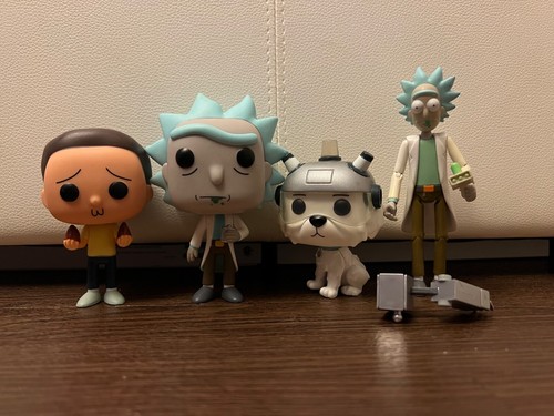 Rick And Morty Funko Pop Set + Extra Rick Toy | eBay