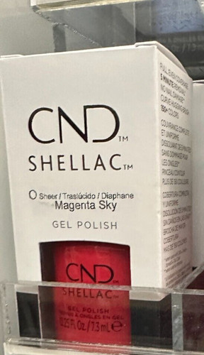 CND Shellac UV Gel Polish - MAGENTA SKY - 0.25 oz | eBay
