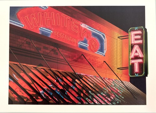 Clay Huffman Whitey’s Restaurant Notecard | eBay