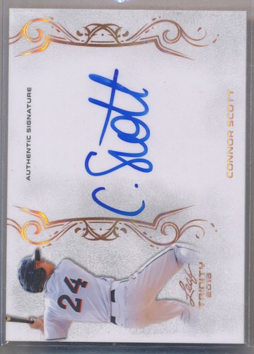 2018 Leaf Trinity #A-CS1 Connor Scott Signatures | eBay