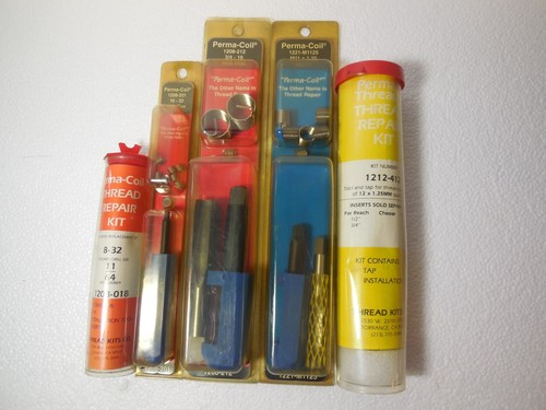 PERMA COIL THREAD REPAIR KITS 5 PIECE LOT 1208-212 1208-201 1208-018 ...