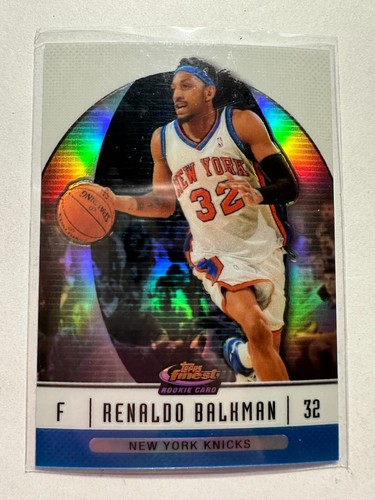 K58,615 - 2006-07 Finest Refractors Blue #93 Renaldo Balkman #/299 | eBay