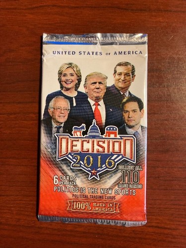 President Decision 2016 Card wrapper (DONALD TRUMP) Own a part of ...