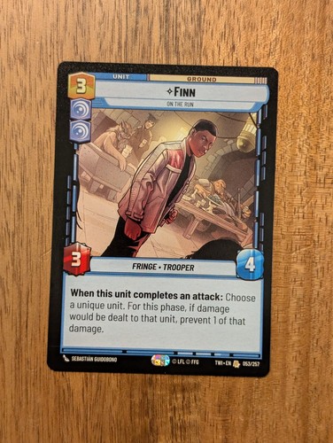 Star Wars Unlimited TCG - SWU - Finn - NM Cond | eBay