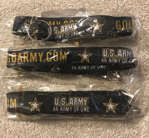 3X NEW SEALED - US Army Neck Lanyards ~ An Army Of One USA Military ...